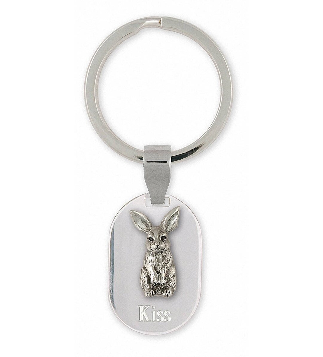 Rabbit Jewelry Rabbit Key Ring Jewelry Sterling Silver Handmade Rabbit ...