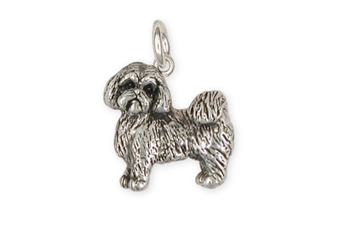Shih Tzu Jewelry Silver Shih Tzu Charm Jewelry SLSZ8-C - Etsy