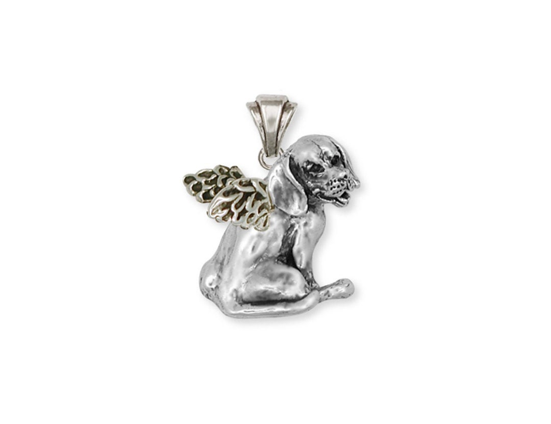 Beagle Jewelry Beagle Angel Dog Pendant Jewelry Handmade Sterling ...