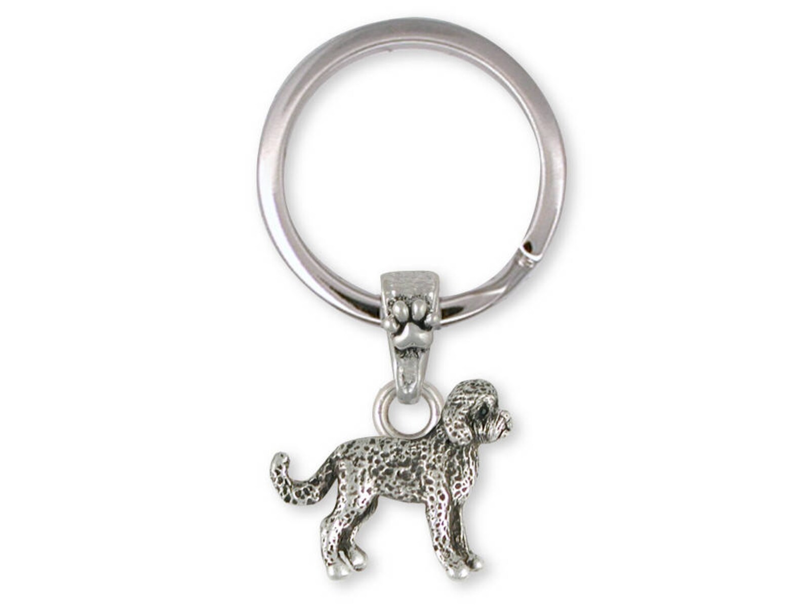 Labradoodle Jewelry Labradoodle Key Ring Jewelry Sterling - Etsy