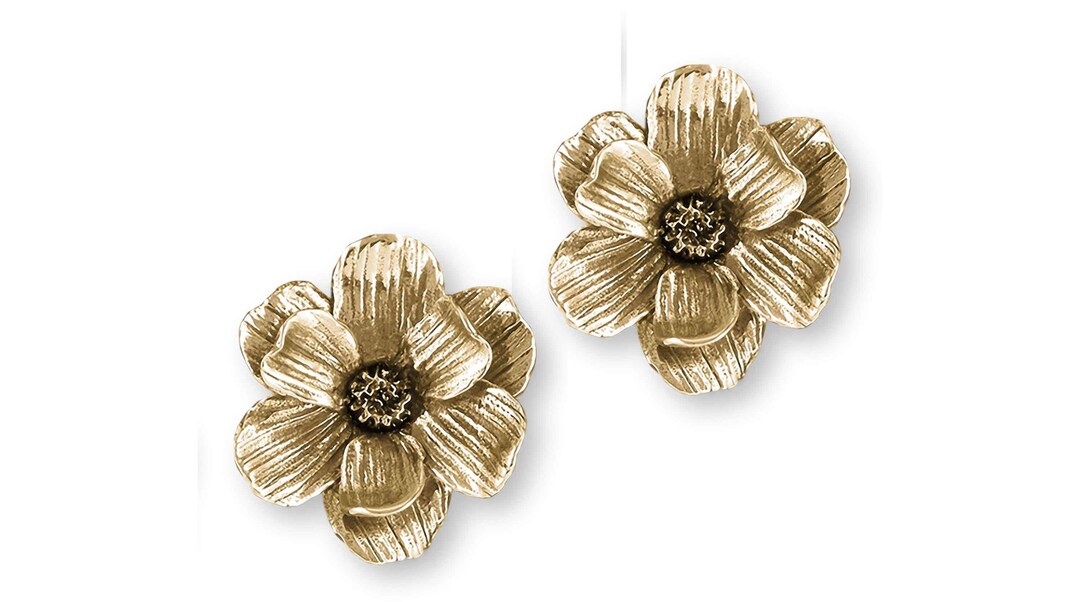 Magnolia Jewelry 14k Yellow Gold Handmade Magnolia Cufflinks MG6-CLG ...