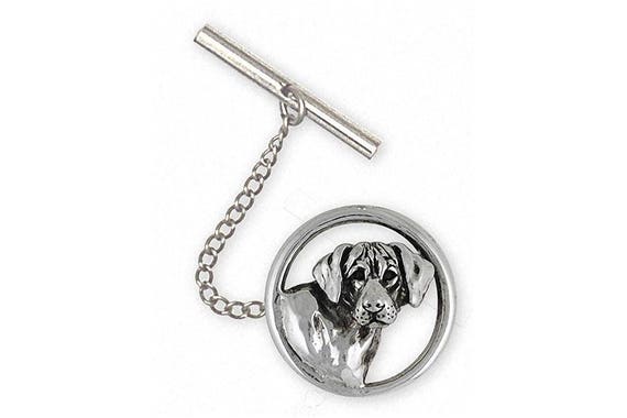 Rhodesian Ridgeback Tie Tack Jewelry Sterling Silver Handmade | Etsy