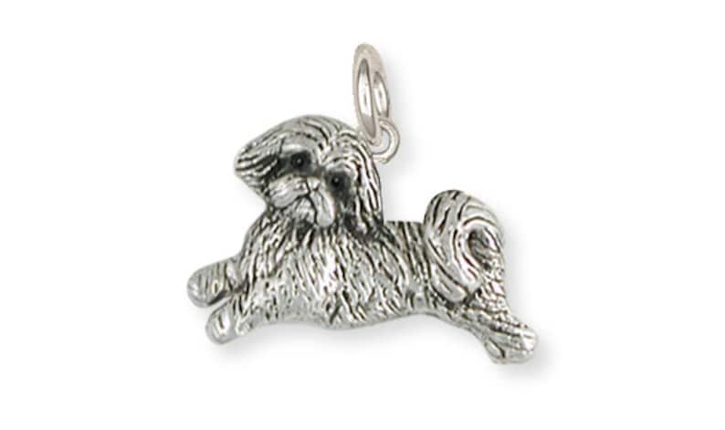 Shih Tzu Jewelry Silver Shih Tzu Charm Jewelry SZ22-C - Etsy