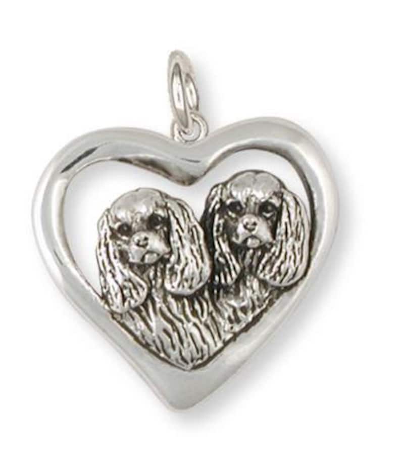 Cavalier King Charles Spaniel Charm Jewelry Handmade Sterling Silver ...