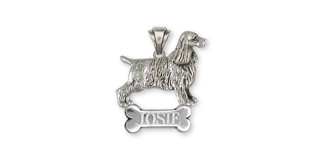 Springer Spaniel Jewelry Springer Spaniel Pendant Jewelry Sterling ...