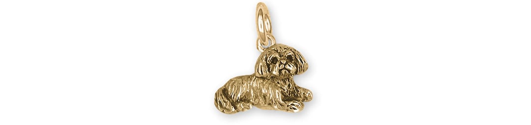 Shih Tzu Jewelry 14k Yellow Gold Handmade Shih Tzu Charm SZ41-CG - Etsy
