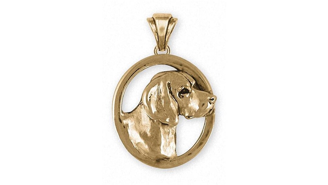 Beagle Jewelry 14k Gold Beagle Pendant Handmade Dog Jewelry BG13-PG - Etsy