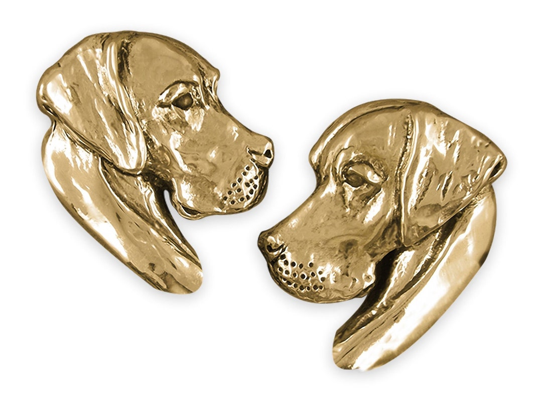 Great Dane Jewelry 14k Gold Vermeil Handmade Great Dane Cufflinks GD15 ...