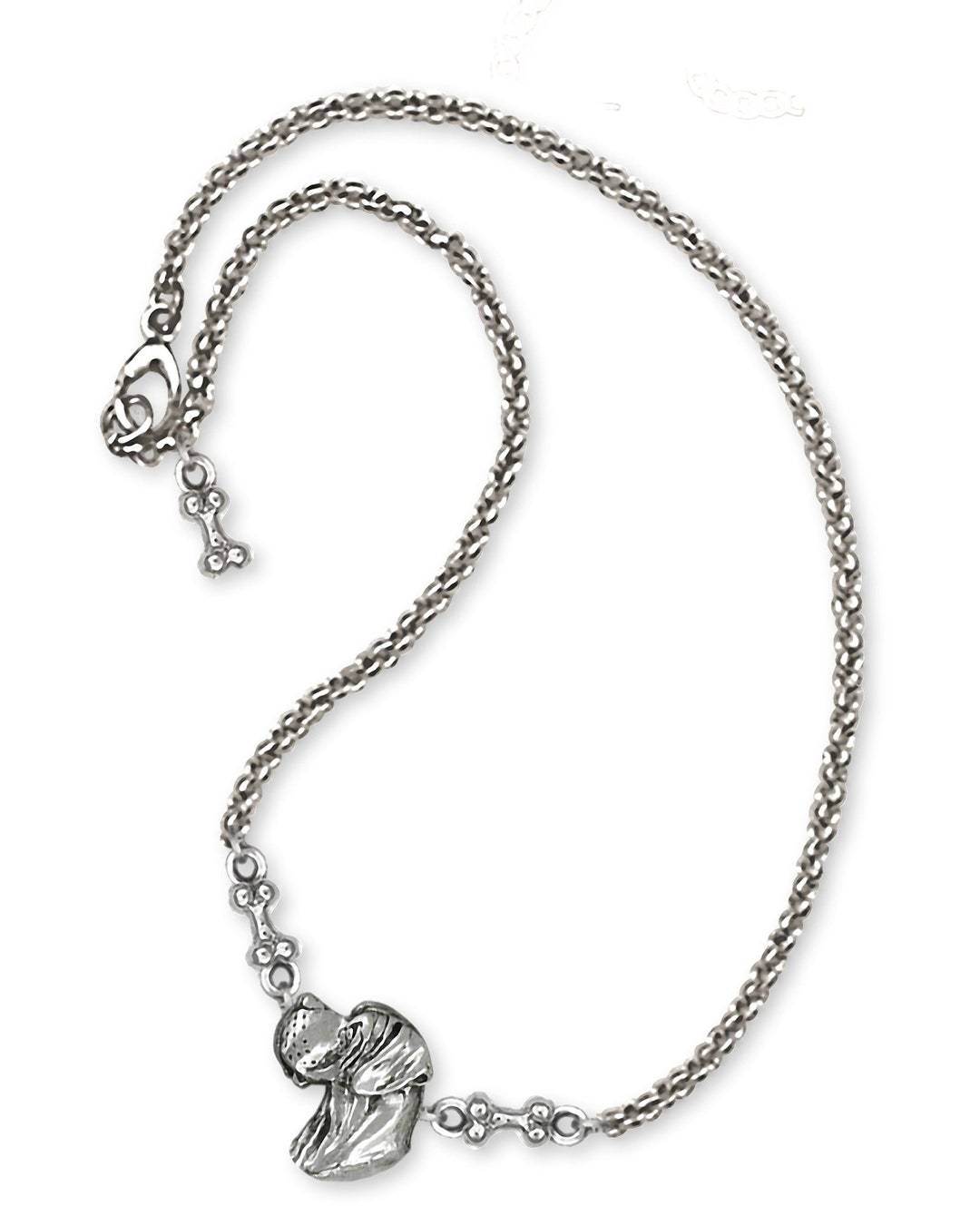 Great Dane Jewelry Sterling Silver Handmade Great Dane Ankle Bracelet ...