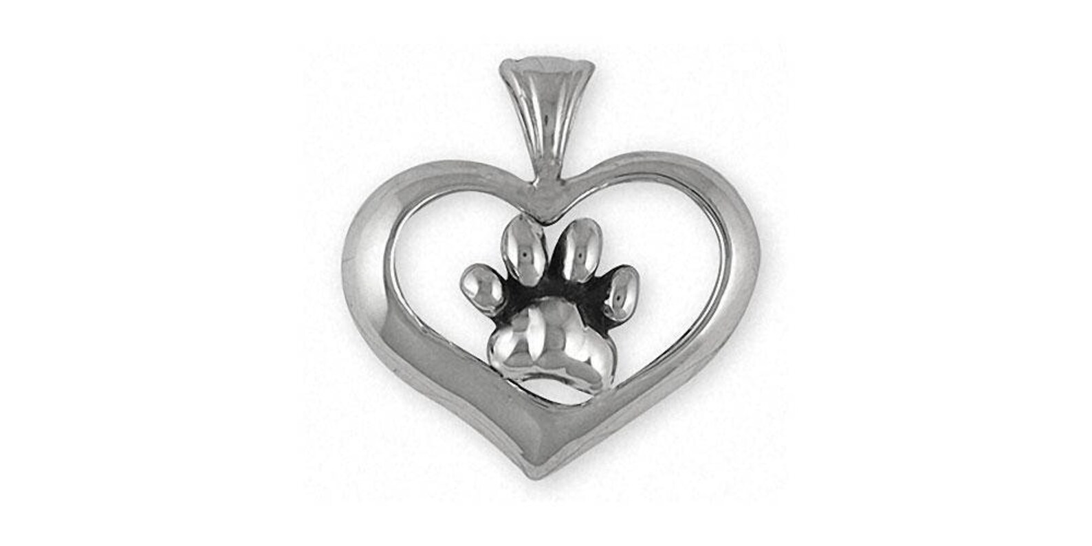 Dog Paw Jewelry Dog Paw Jewelry Sterling Silver Dog Paw - Etsy