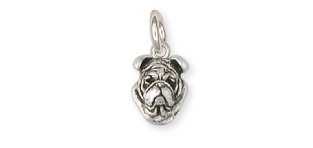 Sterling Silver Bulldog Charm Jewelry BD20-C - Etsy