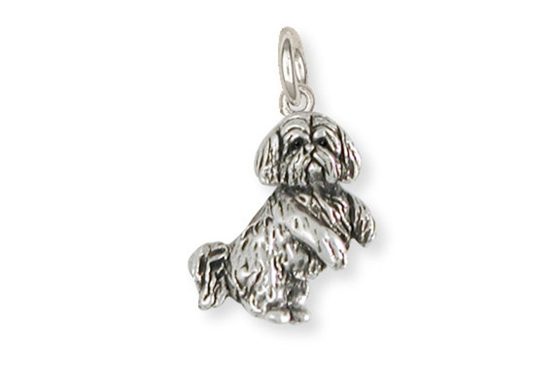 Shih Tzu Jewelry Silver Shih Tzu Charm Jewelry SZ20-C - Etsy