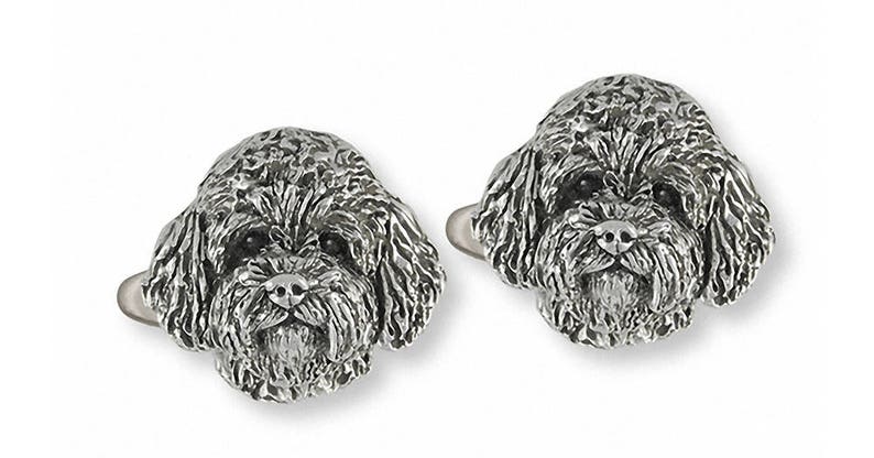 Labradoodle Jewelry Labradoodle Cufflinks Jewelry Sterling Silver ...