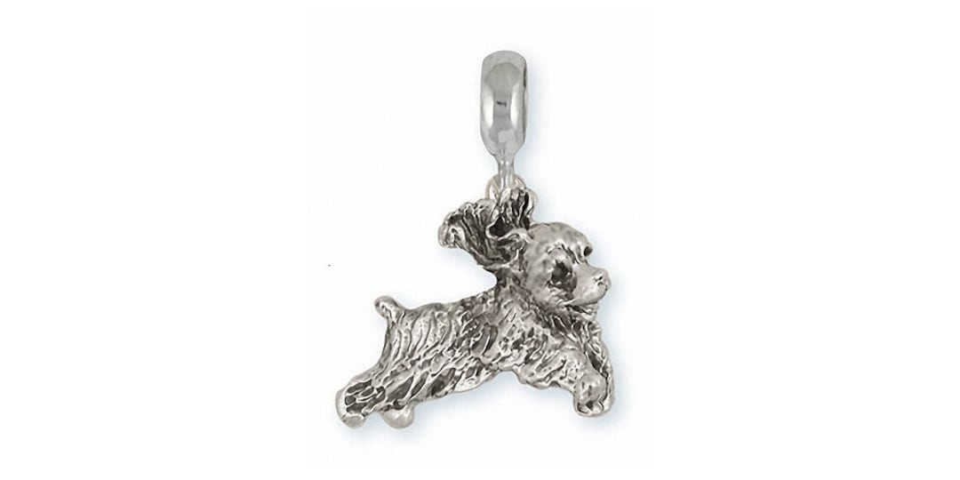 Cocker Spaniel Pandora Charm Cocker Spaniel Charm Slide Jewelry ...