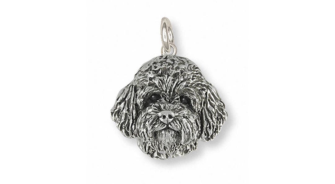 Labradoodle Jewelry Labradoodle Charm Jewelry Sterling Silver Handmade ...