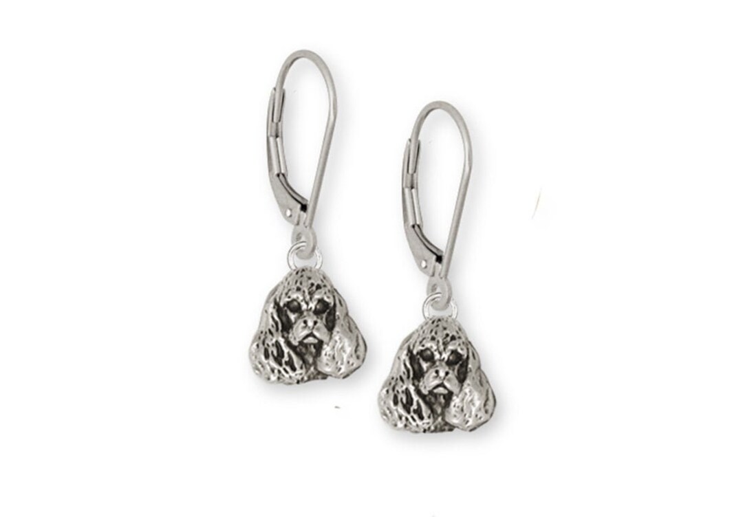Cocker Spaniel Earringjewelry Cocker Spaniel Earrings Handmade Sterling ...