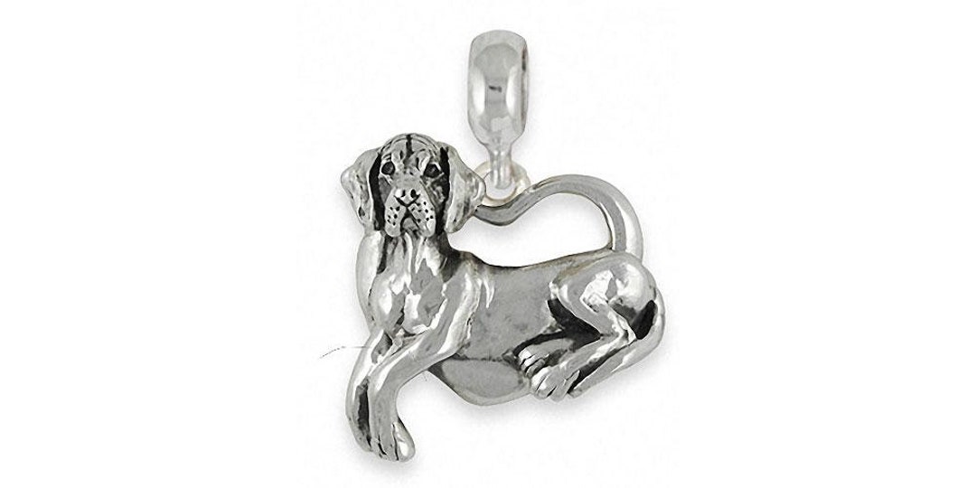 Great Dane Jewelry Great Dane Charm Slide Jewelry Sterling Silver ...