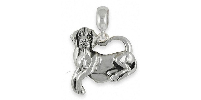 Great Dane Jewelry Great Dane Charm Slide Jewelry Sterling - Etsy