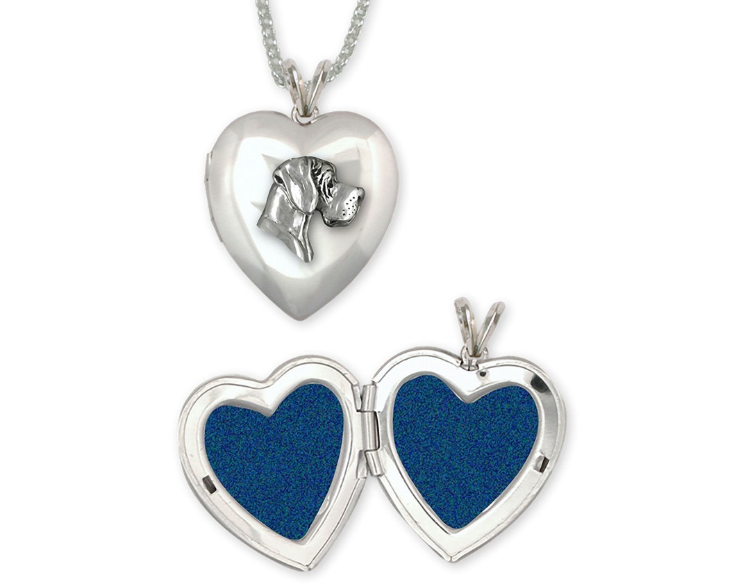 Great Dane Jewelry Sterling Silver Handmade Great Dane Photo Locket ...