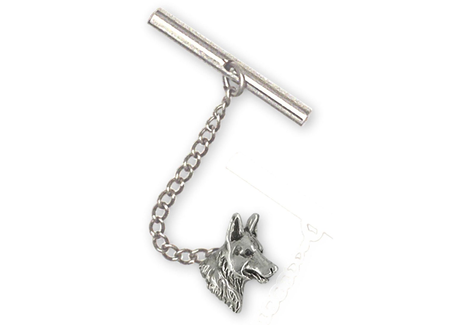 Belgian Malinois Jewelry Sterling Silver Handmade Belgian Malinois Tie ...