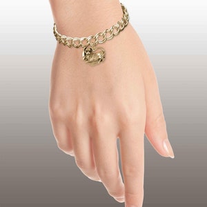 Pit Bull Jewelry 14k Gold Handmade Pit Bull Charm PT18-CG - Etsy