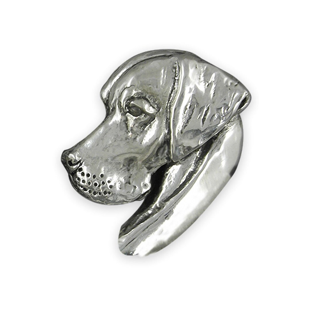 Great Dane Jewelry Sterling Silver Handmade Great Dane Slide Pendant ...
