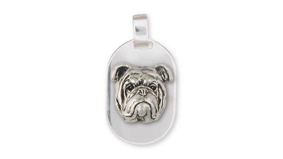 Bulldog Jewelry Bulldog Pendant Jewelry Sterling Silver Handmade Dog ...