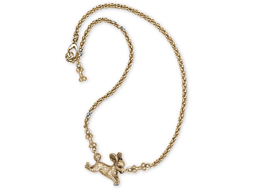 Poodle Jewelry 14k Gold Vermeil Handmade Poodle Bracelet PD232X-BRVM - Etsy