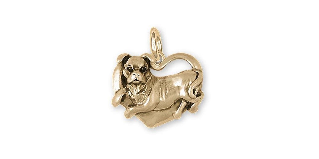 Pit Bull Jewelry 14k Gold Handmade Pit Bull Charm PT18-CG - Etsy