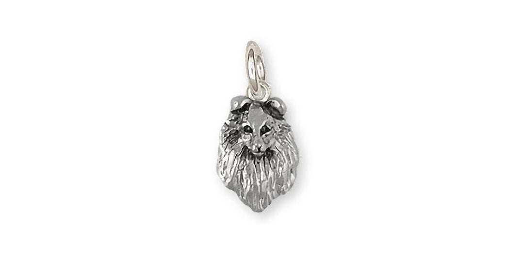 Sheltie Jewelry Sheltie Charm Jewelry Sterling Silver Handmade Sheltie ...