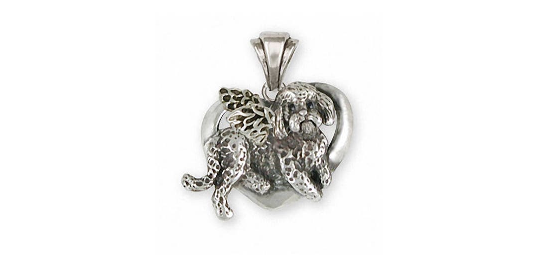 Labradoodle Jewelry Labradoodle Angel Pendant Jewelry Sterling Silver ...