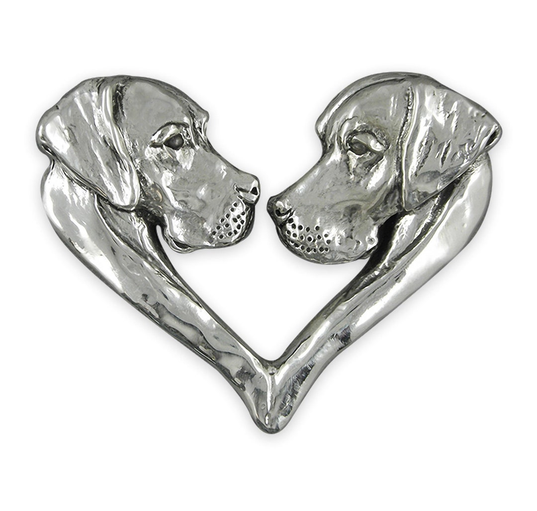 Great Dane Jewelry Sterling Silver Handmade Great Dane Slide Pendant ...