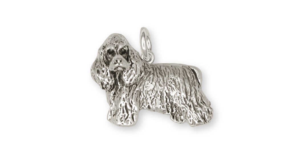 Cocker Spaniel Jewelry Cocker Spaniel Charm Handmade Sterling Silver ...