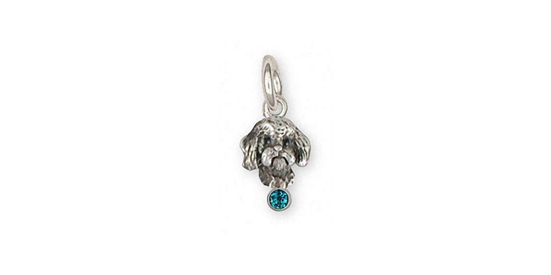 Labradoodle Jewelry Labradoodle Charm Jewelry Sterling Silver Handmade ...
