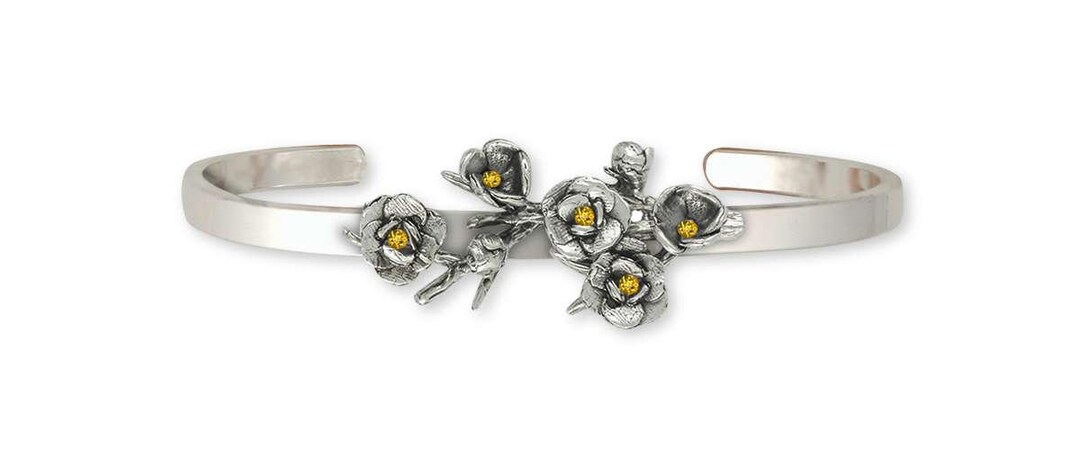 Magnolia Jewelry Magnolia Bracelet Jewelry Sterling Silver Handmade ...