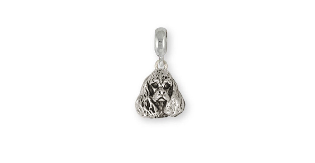 Cocker Spaniel Jewelry Cocker Spaniel Charm Slide Handmade Sterling ...
