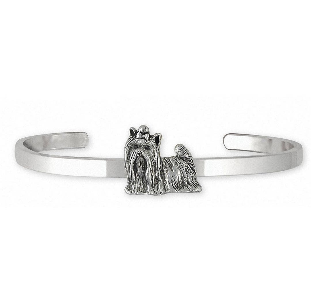 Yorkie Bracelet Jewelry Sterling Silver Handmade Yorkshire Terrier ...