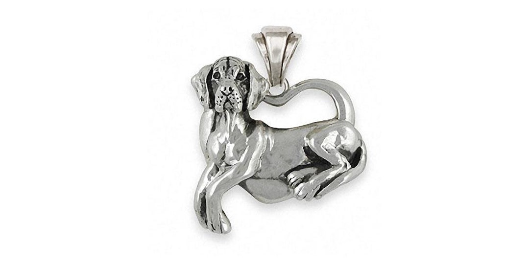 Great Dane Jewelry Great Dane Pendant Jewelry Sterling Silver Handmade ...