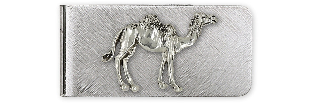 Camel Money Clip Sterling Silver and Stainless Steel Handmade Camel ...