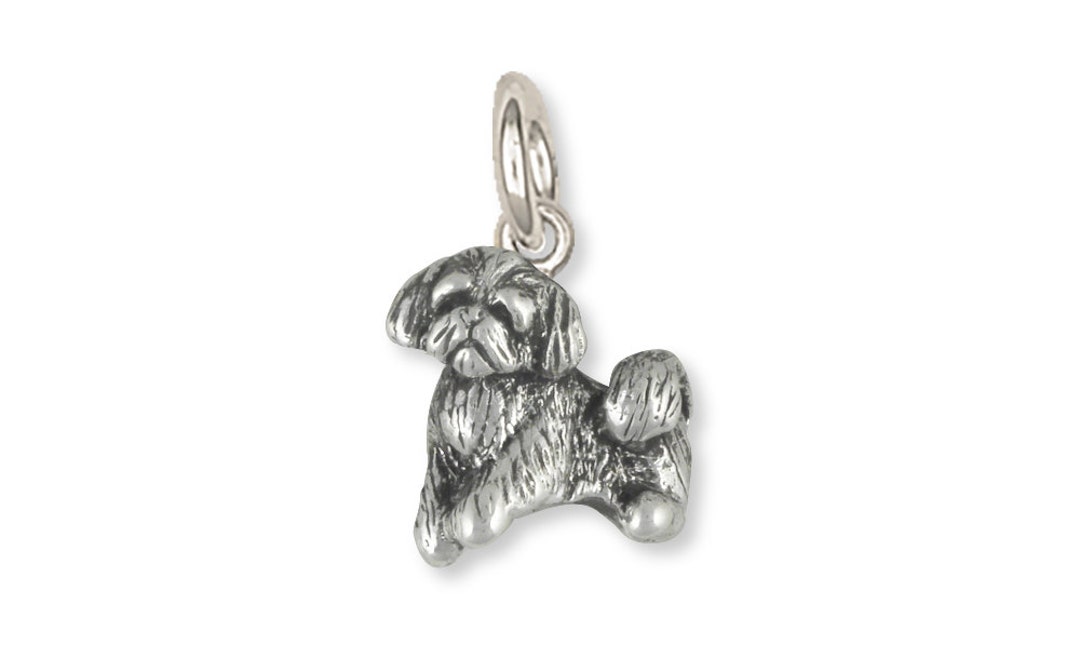 Shih Tzu Jewelry Shih Tzu Charm Handmade Sterling Silver Dog Jewelry ...