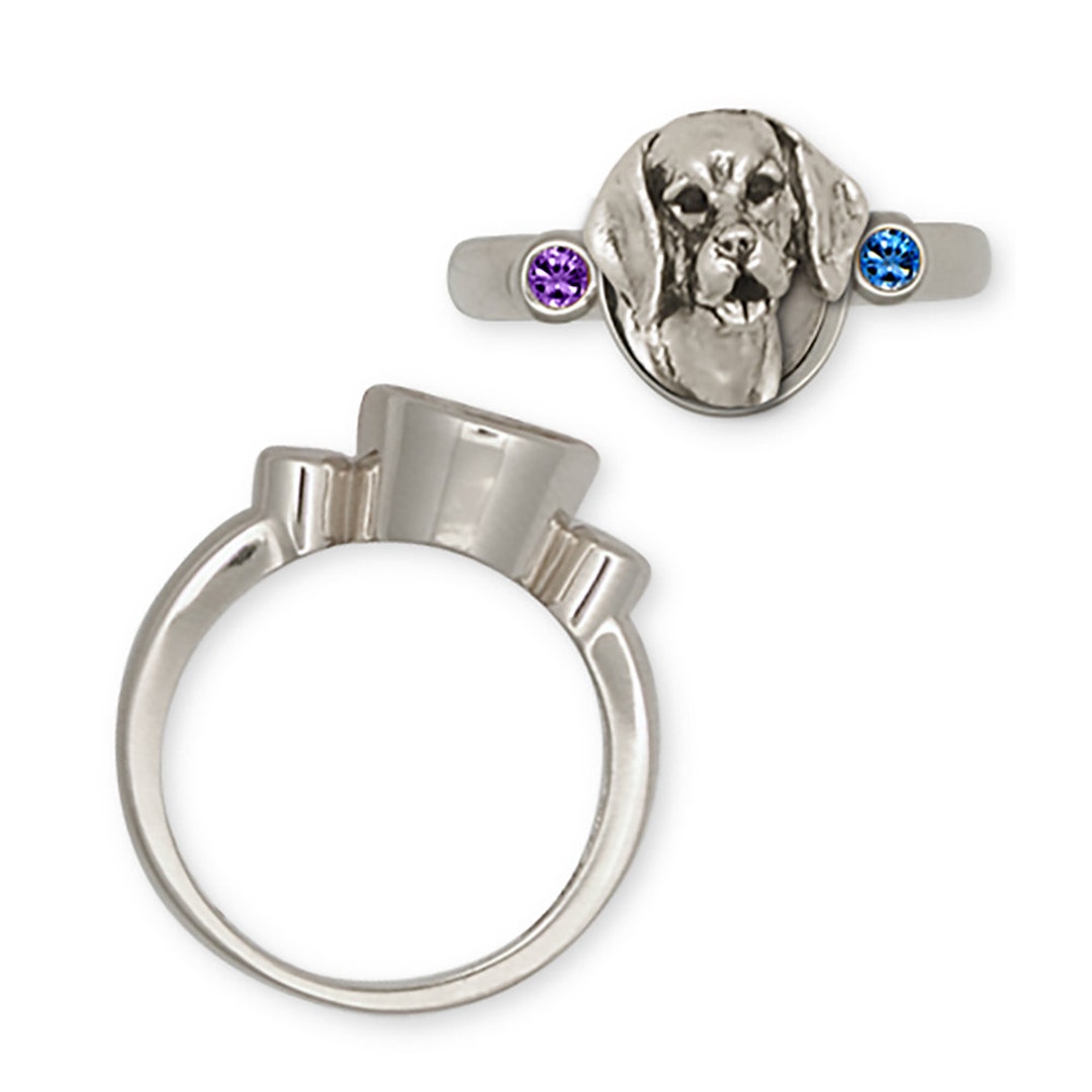 Beagle Jewelry Beagle Jewelry Beagle Dog Birthstone Ring Jewelry ...