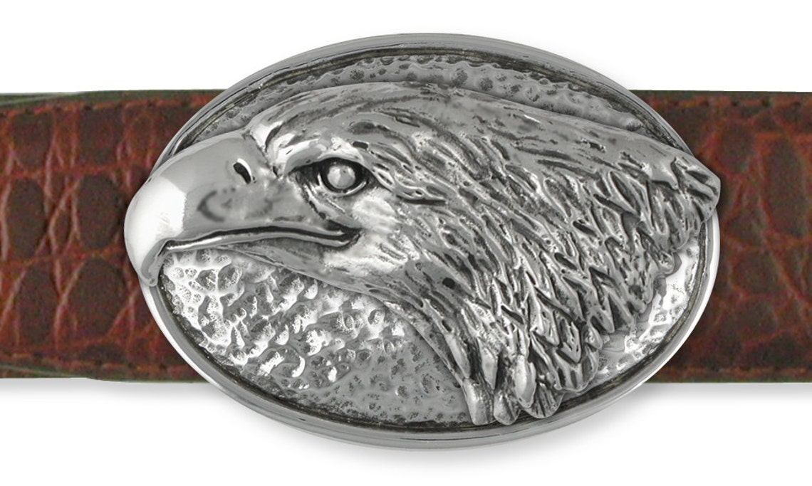 Eagle Belt Buckle Handmade Sterling Silver Wildlife Jewelry EG3-BK - Etsy