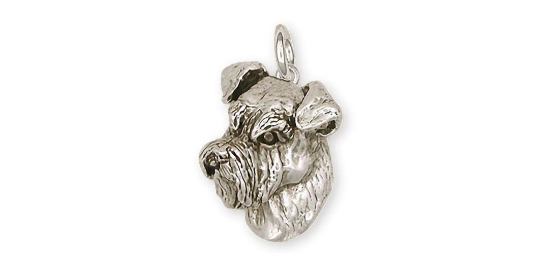 Schnauzer Charm Schmuck Sterling Silber Handmade Schnauzer Charm SN9-C ...