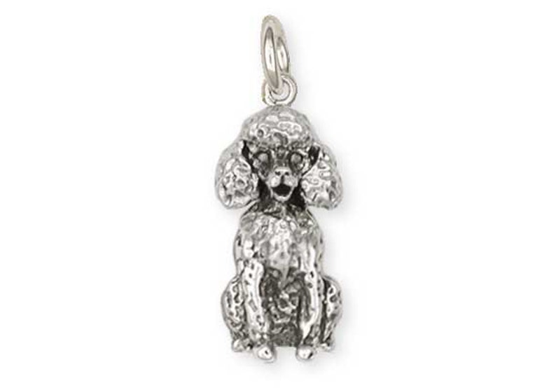 Poodle Jewelry Solid Sterling Silver Poodle Charm Jewelry D01-C - Etsy