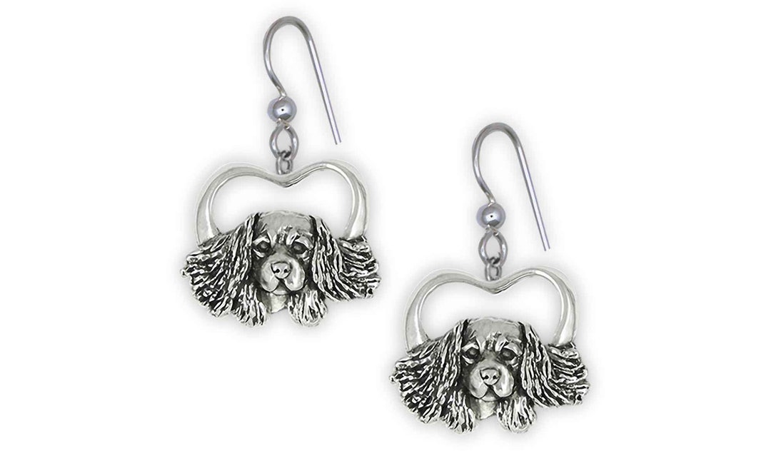 Cavalier King Charles Spaniel Jewelry Sterling Silver Handmade Cavalier ...