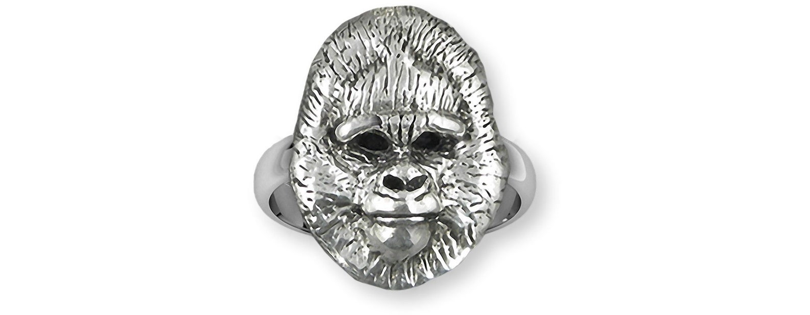 Gorilla Jewelry Sterling Silver Handmade Gorilla Ring GL6-R - Etsy