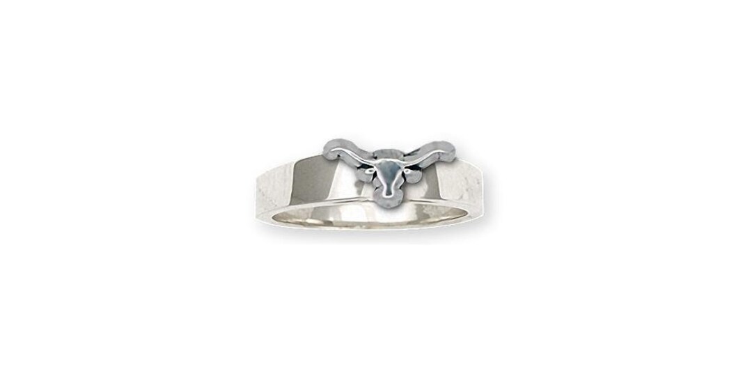 Longhorn Jewelry Sterling Silver Handmade Longhorn Ring LSP-R - Etsy