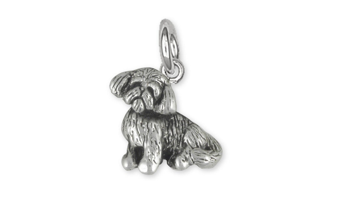 Shih Tzu Jewelry Shih Tzu Charm Handmade Sterling Silver Dog Jewelry ...