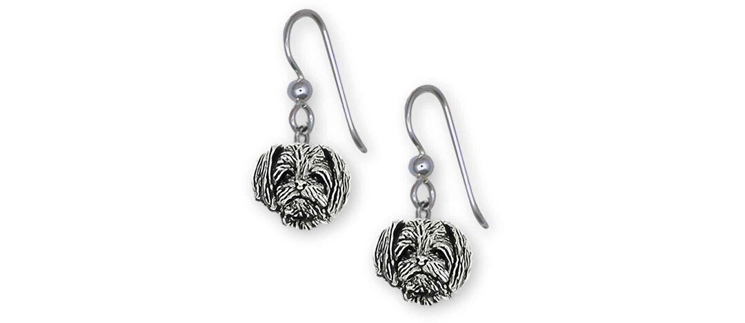 Morkie Jewelry Sterling Silver Handmade Morkie Earrings MOK2H-FW - Etsy