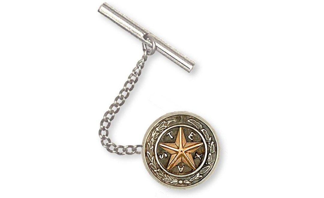 Texas Jewelry Texas Jewelry Texas Seal Tie Tack Jewelry Sterling Silver ...